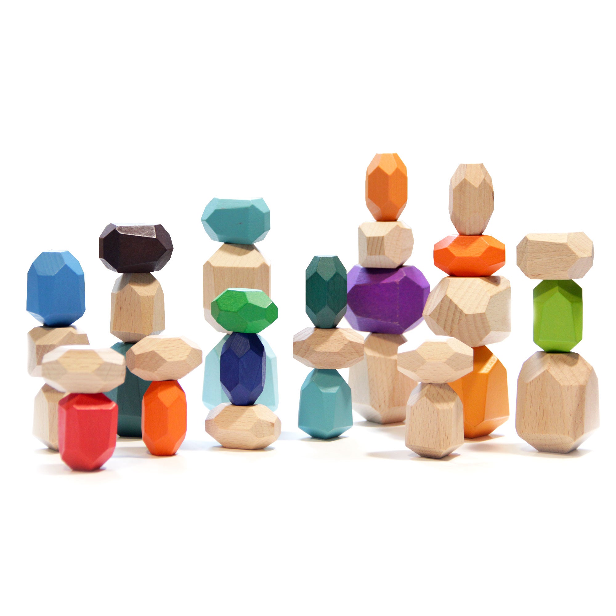 Stacking Blocks | Parrot | Set of 32 – Green Walnut Inc.